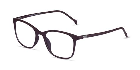 Bamboo Square Dark Brown Full Rim Eyeglasses Eyebuydirect