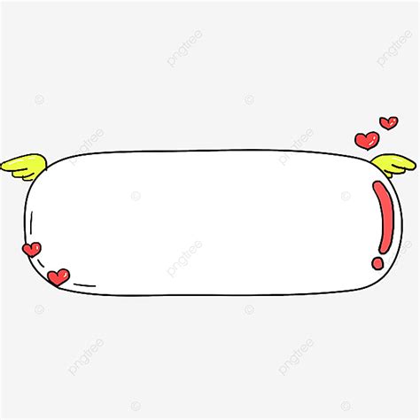 손으로 그린 만화 천사 일러스트 테두리 대화 상자 손으로 그린 대화 대화 상자 귀여운 대화 Png 일러스트 및 Psd 이미지 무료 다운로드 Pngtree