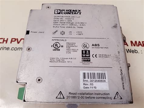 Phoenix Contact Quint Buffer 24dc 20 Power Supply Aeliya Marine Tech