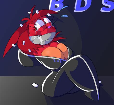 Rule 34 Bag Bondage Breasts Cleavage Crying Duct Tape Duct Tape Gag Flaky Htf Furry Gag