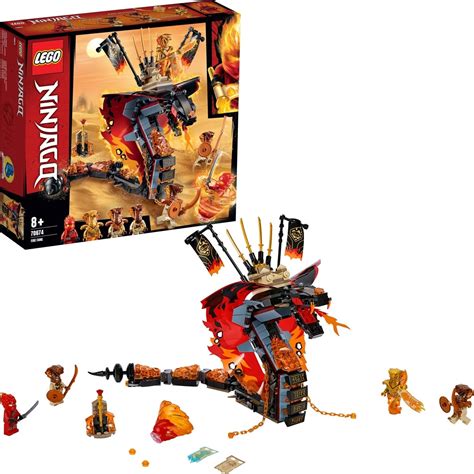 Lego Ninjago Fire Fang Snake Action Toy Building Set With Ninja Minifigures Buy Best