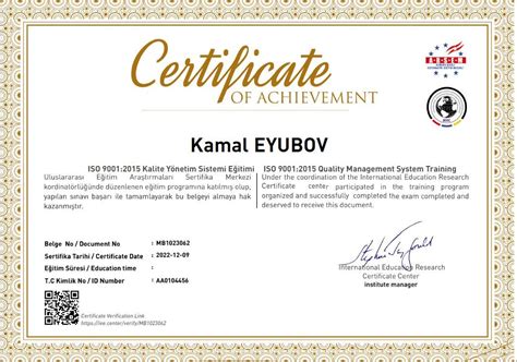 Kamal Eyubov On Linkedin Qualitymanagementsystem Iso90012015 Qaqc