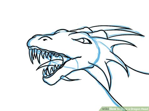 How To Draw A Dragon Head With Pictures Wikihow