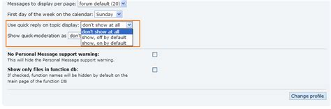 Please Put Use Quick Reply On Topic Display Back As A Profile Setting · Issue 4870