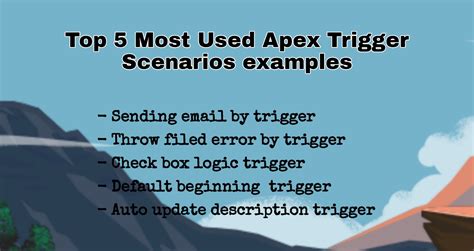 Top 5 Most Used Apex Trigger Scenarios Examples Salesforce For Freshers