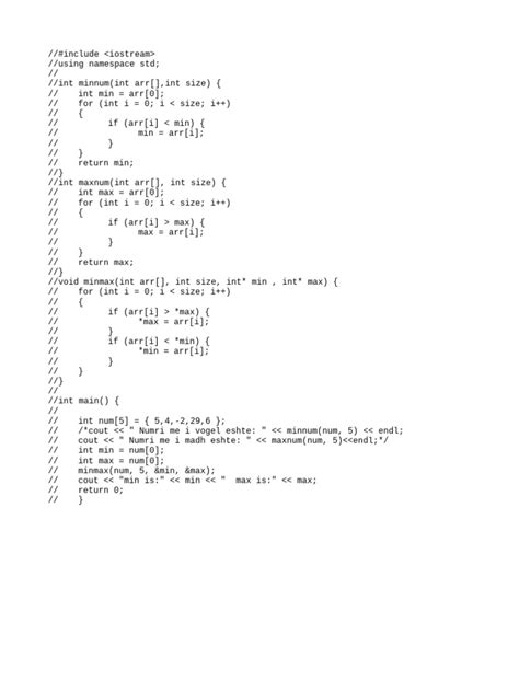 Find Min Max By Reference Pdf Teaching Methods And Materials