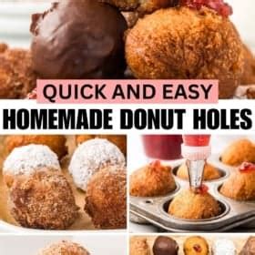 Easy Homemade Donut Hole Recipe No Yeast