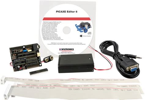 Picaxe 28x2 Starter Pack Serial Or Usb Cable Wiltronics