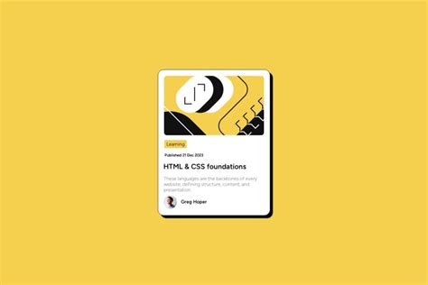 Frontend Mentor Blog Preview Card │ Html Css Coding Challenge Solution