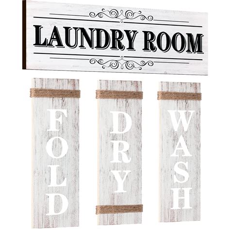 Vintage Laundry Room Signs