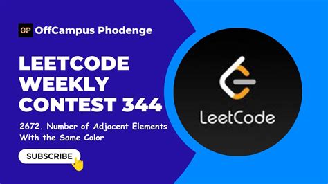 Leetcode 2672 Number Of Adjacent Elements With The Same Color Weekly