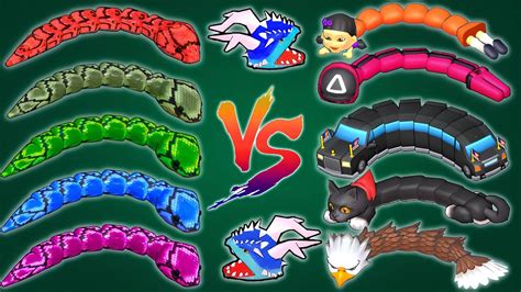 Unbelievable Killing All Noob Snakes Highest Level Comman Snake Vs VIP Snake Snake Clash