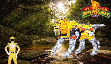 Trini And Sabertooth Tiger Dinozord By Lordrando92 On Deviantart
