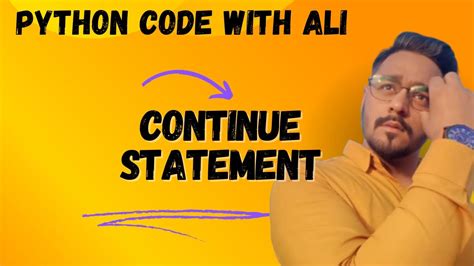 Continue Statement In Python Youtube