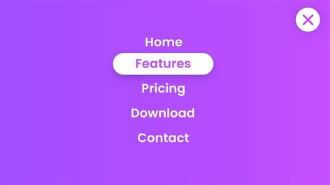 fullscreen overlay navigation with javascript coding artist