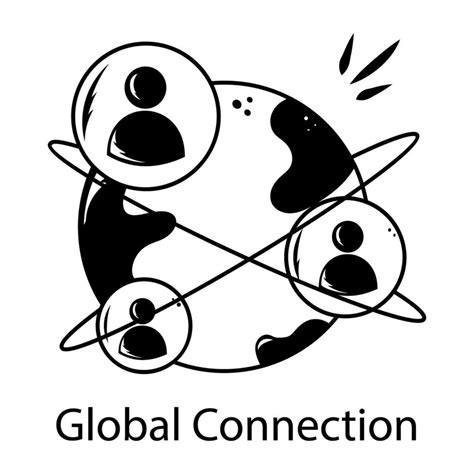 Trendy Global Connection 45885275 Vector Art At Vecteezy