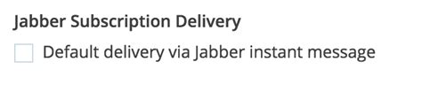 Jabber Support