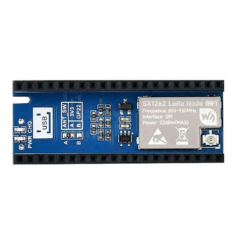 sx1262 lora node module for raspberry pi pico lorawan 433mhz