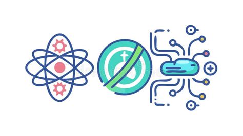 Atomic Structure And Scientific Research Quantum Physics Vector Design Generative Ai Stock