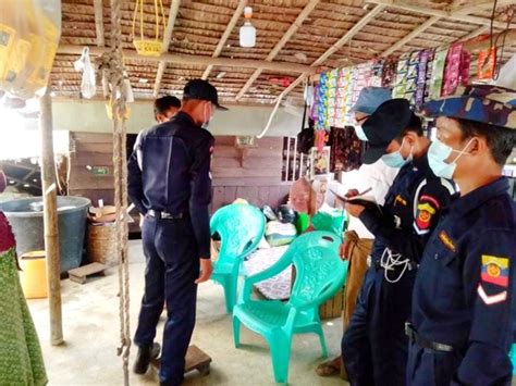 သုံးခွမြို့နယ် လက်ပန်နန်းခလဲကျေးရွာသို့ မီးဘေးအန္တရာယ်ကင်းရှင်းရေး တစ်အိမ်တက် ဆင်း လိုက်လံစစ