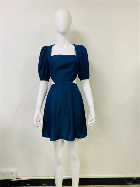 Customize Fashion Women Sexy Denim Dress For Holidays Party Ladies