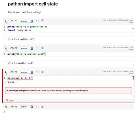 Python NameError For Values Defined In Newly Created Cells Issue 764