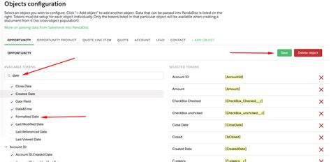 Format Salesforce Date Token