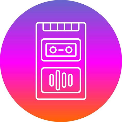 Recorder Line Gradient Circle Icon 38737043 Vector Art At Vecteezy