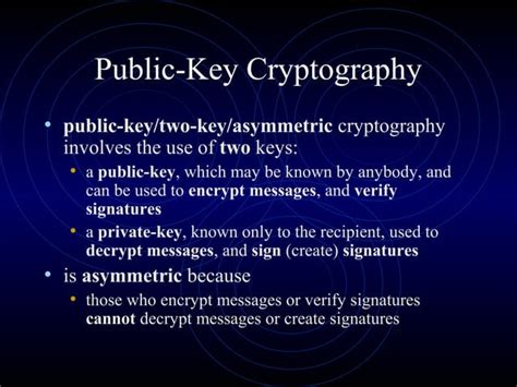 Rsa Algorithm Public Key Cryptography Ppt