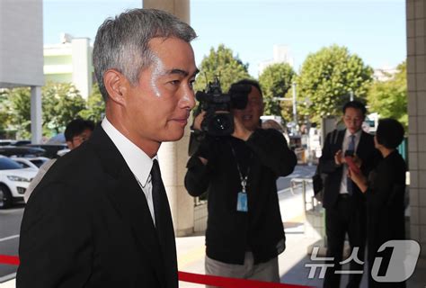 법정 출석하는 장현국 전 위메이드 대표 뉴스1