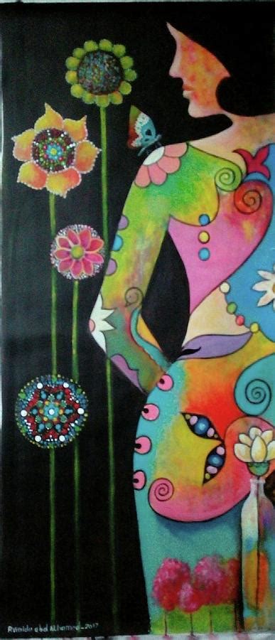 Butterfly And Woman Drawing By Rwaida Abd Alhamed Fine Art America