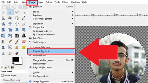 Crop Image To Circle In GIMP Umer Softwares Blog