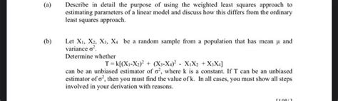 Solved A Describe In Detail The Purpose Of Using The