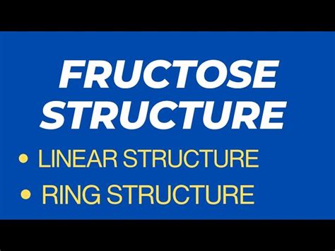 Fructose Linear Structure