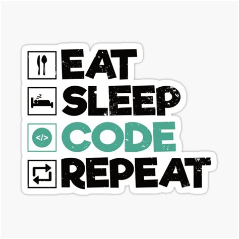 Eat Sleep Code Repeat Computer Science T Programming Coding Funny