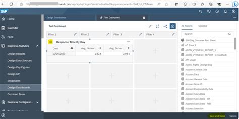 Overview Of Design Dashboard And Its Functionality Sap Community