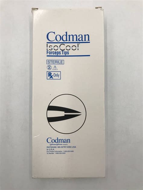 Codman 8135100S Isocool AHT Bipolar Forceps Tips 8 1 2 1mm Tip