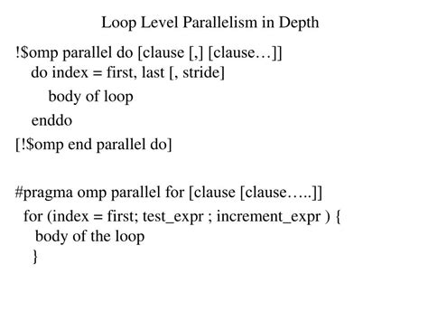 Ppt Loop Level Parallelism In Depth Powerpoint Presentation Free