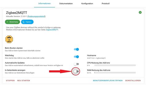 Zigbee2mqtt Gui Does Not Show On Left Side Panel Zigbee Home