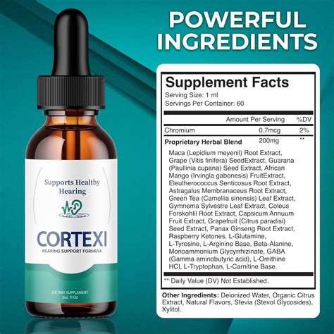 Oficial Cortexi Soporte Auditivo Para Tratamiento De Tinnitus Con