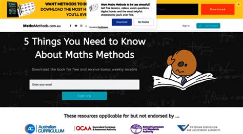 Au Home Au Maths Methods
