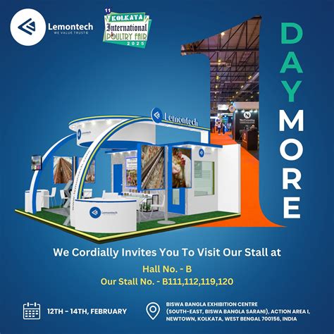 Lemontech Just 1 Day To Go ⏳ Lemontech Is All Set To Showcase Groundbreaking Innovations At