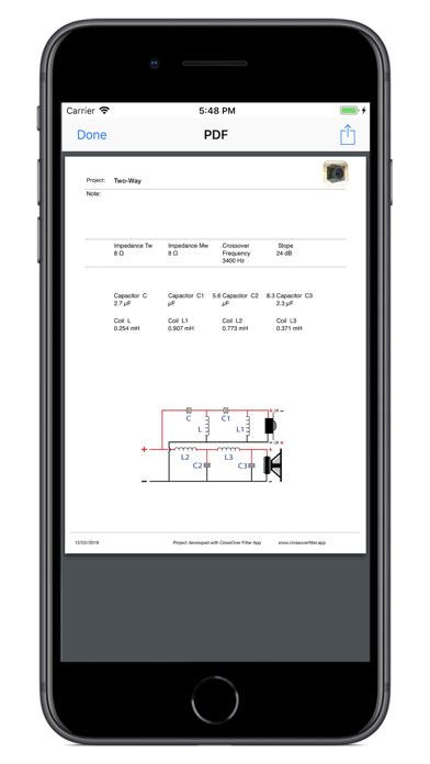 Crossover Filter Appmuse