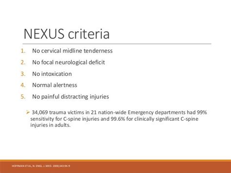 Pediatric C Spine Injuries