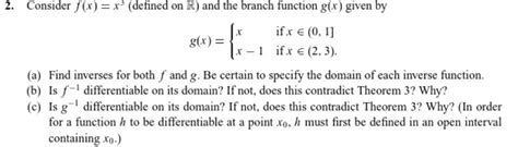 solved x 2 consider f x x defined on r and the branch