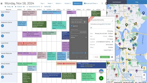 Maps Distance Aware Scheduling Dayback Updates