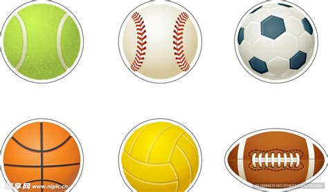 运动器材球类设计图 卡通设计 广告设计 设计图库 昵图网