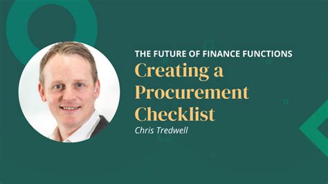 Creating A Procurement Checklist Growcfo