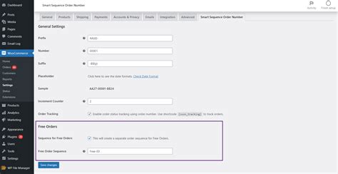 Smart Sequence Order Number Documentation Woocommerce