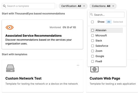 Tests Thousandeyes Documentation